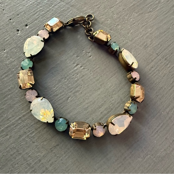 Sorrelli | Jewelry | Sorrelli Moonstone Pear Shaped Crystals Bracelet ...